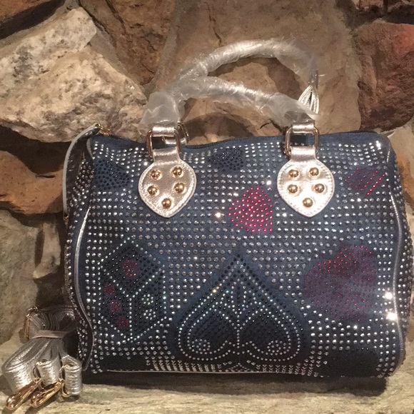 Bags | Purse Detailed With Bling | Poshmark